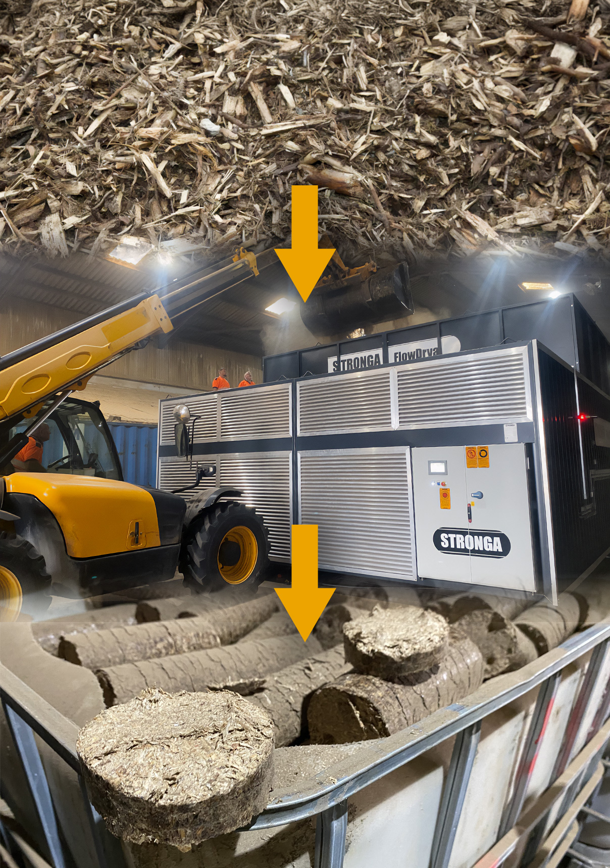 Drying Forestry Brash Chip - Industrial Wood Brash Dryer | FlowDrya by ...